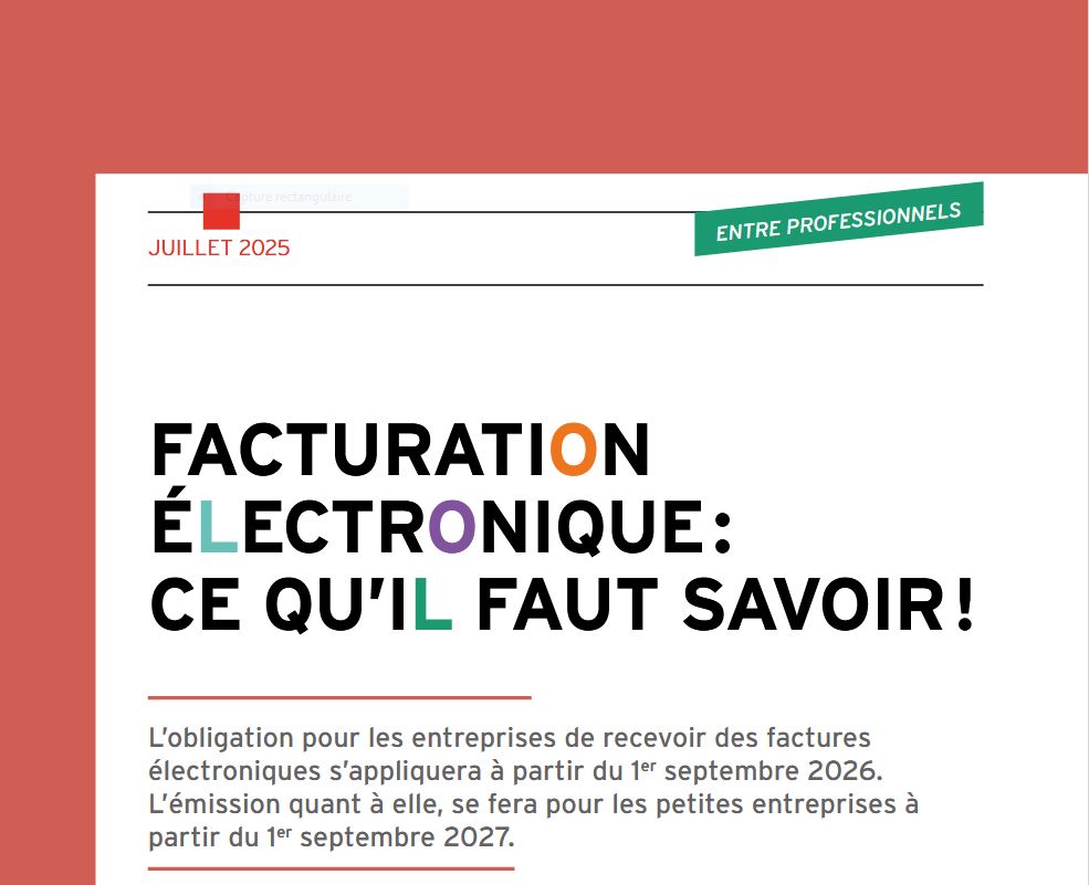 FACTURATION ÉLECTRONIQUE : CE QU’IL FAUT SAVOIR ! ・ CAPEB